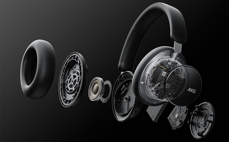 AKG N9 Hybrid | Kabelloser Over-Ear-Kopfhörer mit Noise-Cancelling